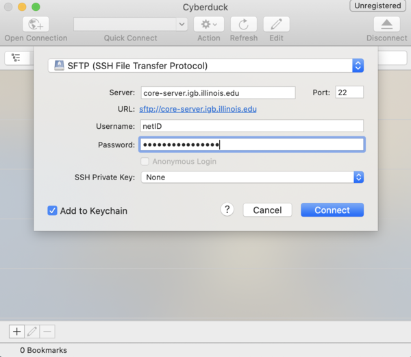 Core Server Access - Carl R. Woese Institute for Genomic Biology ...