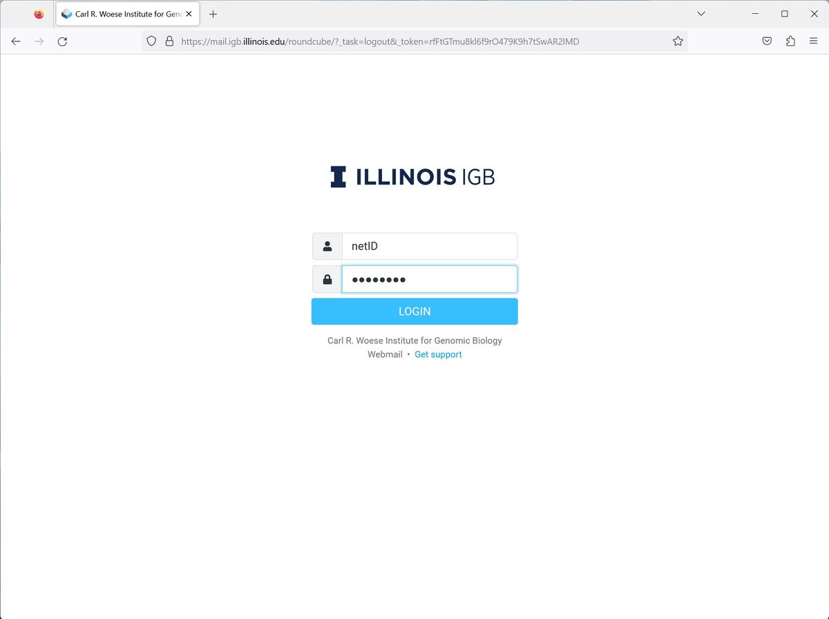Vacation Message - Carl R. Woese Institute for Genomic Biology ...